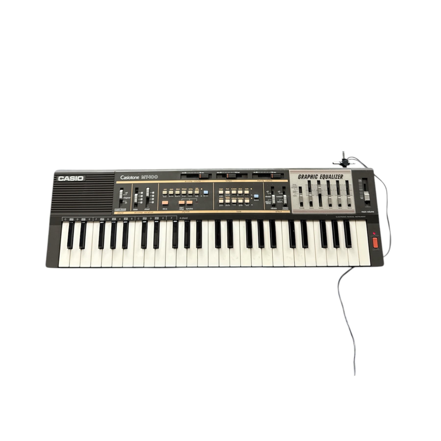 Pre-owned Casio MT-100 Casiotone 49-Key Synthesizer - Own4Less
